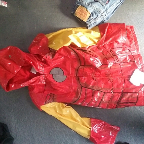 Disney | Jackets & Coats | Disney Iron Man Rain Jacket Up To 28cm ...